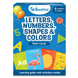 Letters, Numbers, Shapes & Colors Flash Cards