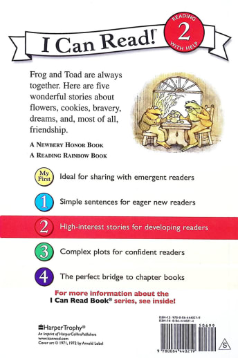 Frog And Toad Are Friends Reading Level
