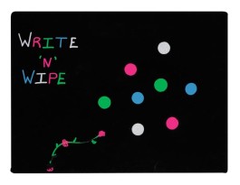 Black Write N Wipe Dry-Erase Board (9 x 12 )