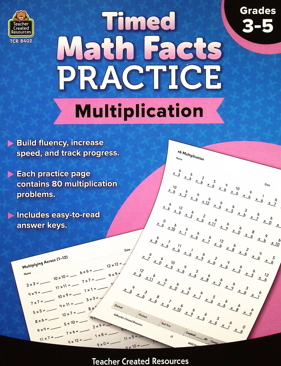 Timed Math Facts Practice: Multiplication