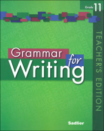 Grammar for Writing Teacher's Edition Grade 11