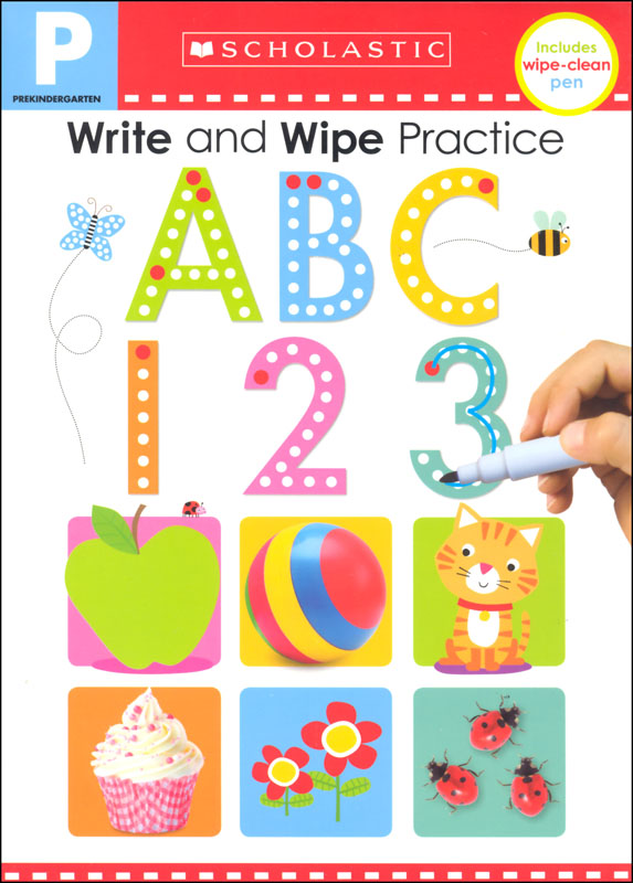 Write and Wipe Practice Flip Book: ABC 123