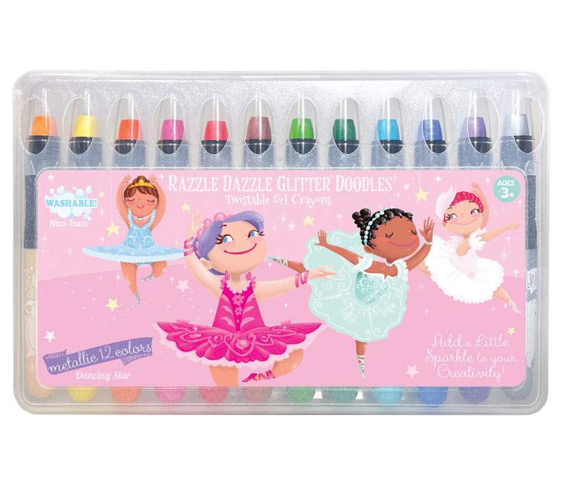 Razzle Dazzle Glitter Doodle Gel Crayons - Dancing Star