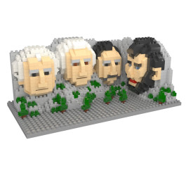 Mini Building Blocks: Mount Rushmore National Memorial (691 pieces)