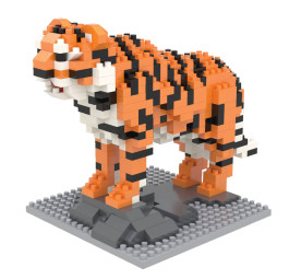 Mini Building Blocks: Tiger (493 pieces)