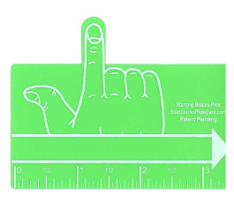 Green One Finger Spacer