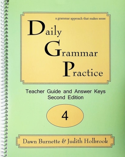 Daily Grammar Practice Teacher Guide Grade 4