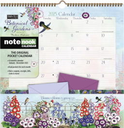 Botanical Gardens 2026 Note Nook Wall Calendar
