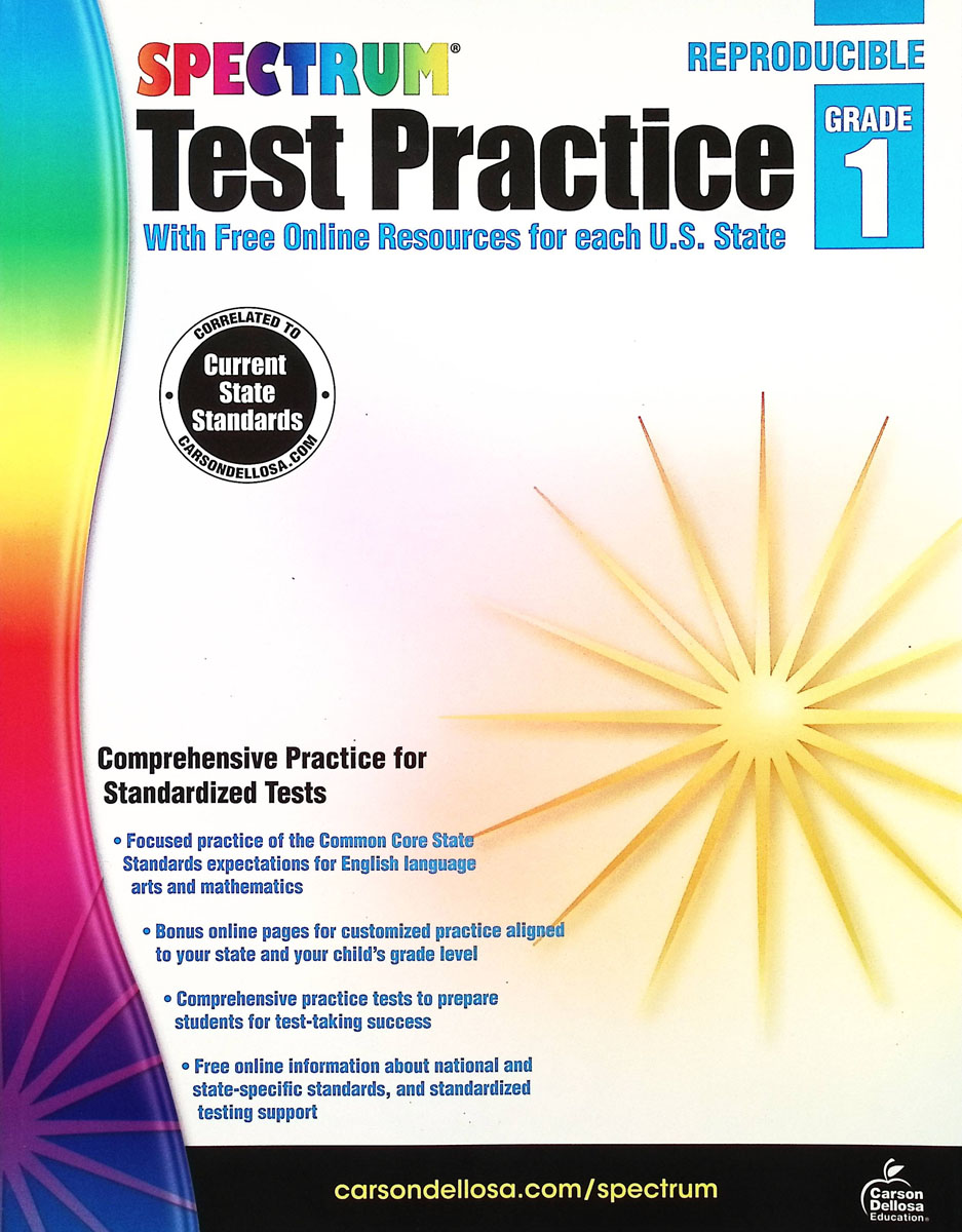 Spectrum Test Practice Grade 1