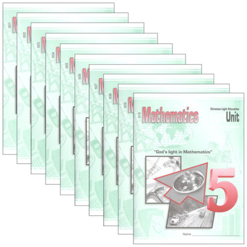 Mathematics LightUnit 501-510 Set Sunrise Edition