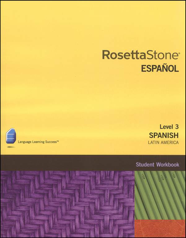 Rosetta Stone Spanish (Latin America) Version 3 Level 3 Workbook ...