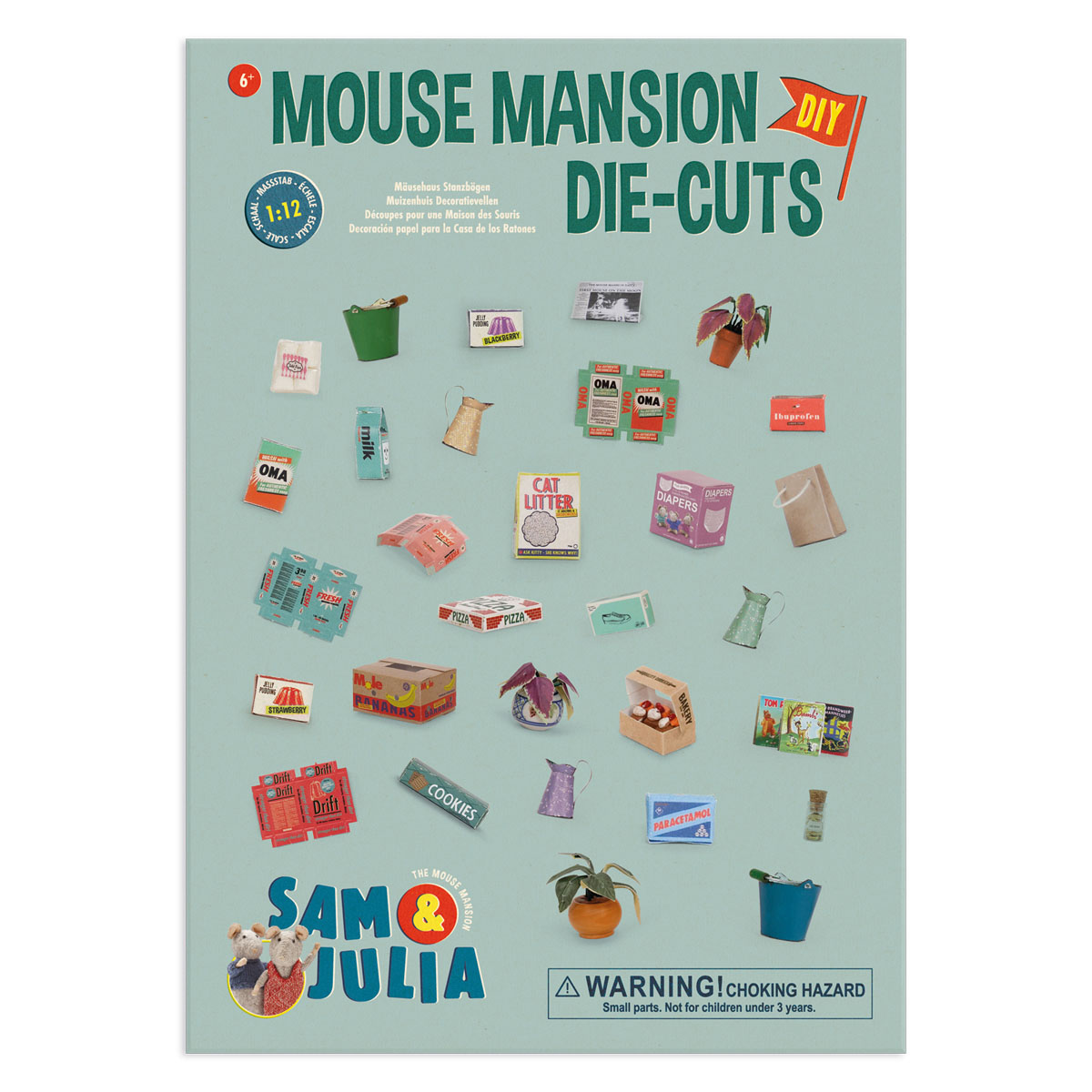 Sam & Julia DIY Mouse Mansion Die-Cuts