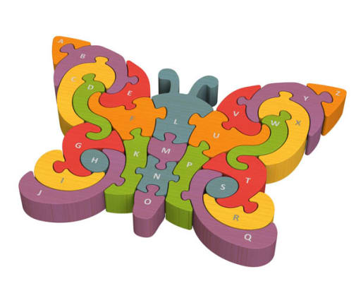 Alphabet Butterfly Jigsaw Puzzle