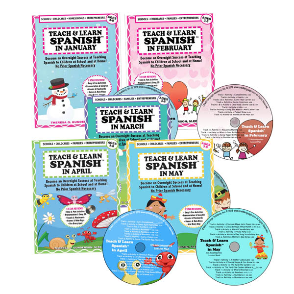 Teach & Learn Spanish Book & CD Spring Semester