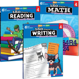 Reading, Writing, and Math Bundles Grade 4