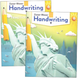 Zaner-Bloser Handwriting Grade 6 Homeschool Bundle - Student Edition ...