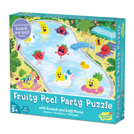 Fruity Pool Party Scratch and Sniff Puzzle (77 pieces)