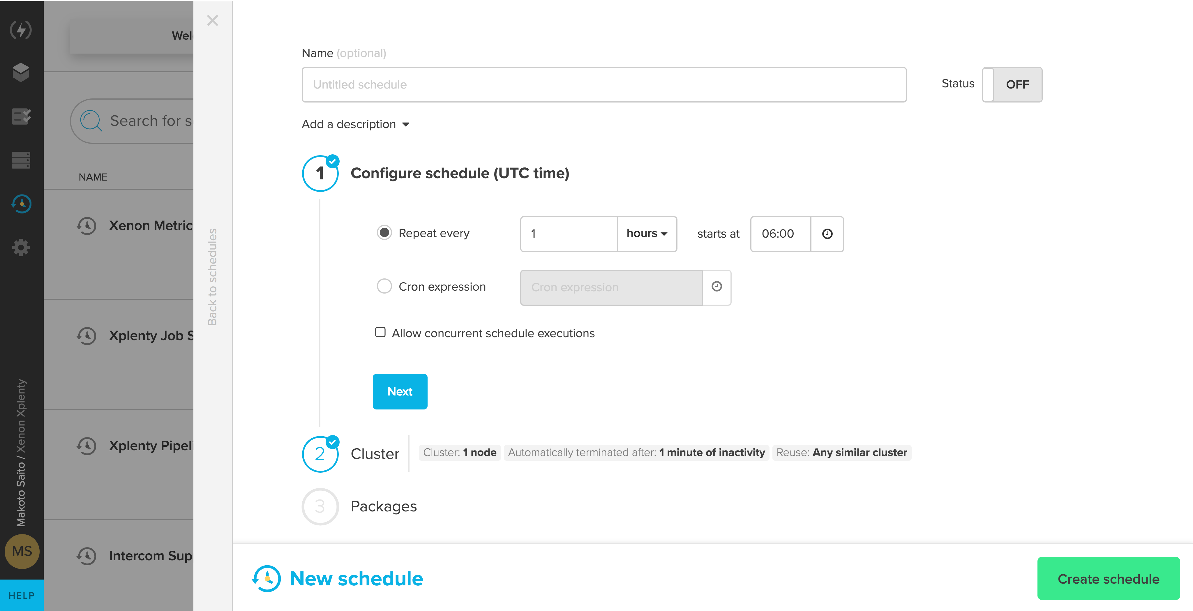 Scheduling Package Execution | Integrate.io | ETL