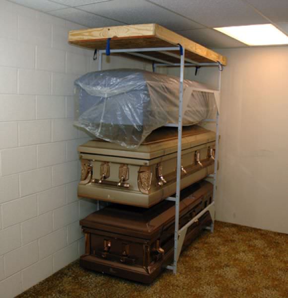 Health Management and Leadership Portal | Coffin storage rack ...