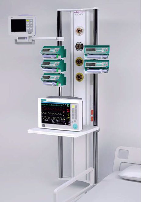 Health Management and Leadership Portal | Modular bed head unit / with light / horizontal N270 ...