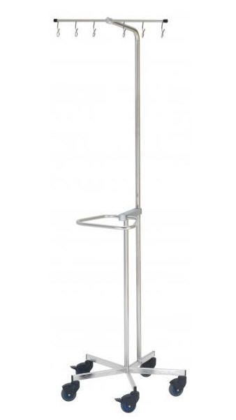Health Management and Leadership Portal | 6-hook IV pole / on casters ...