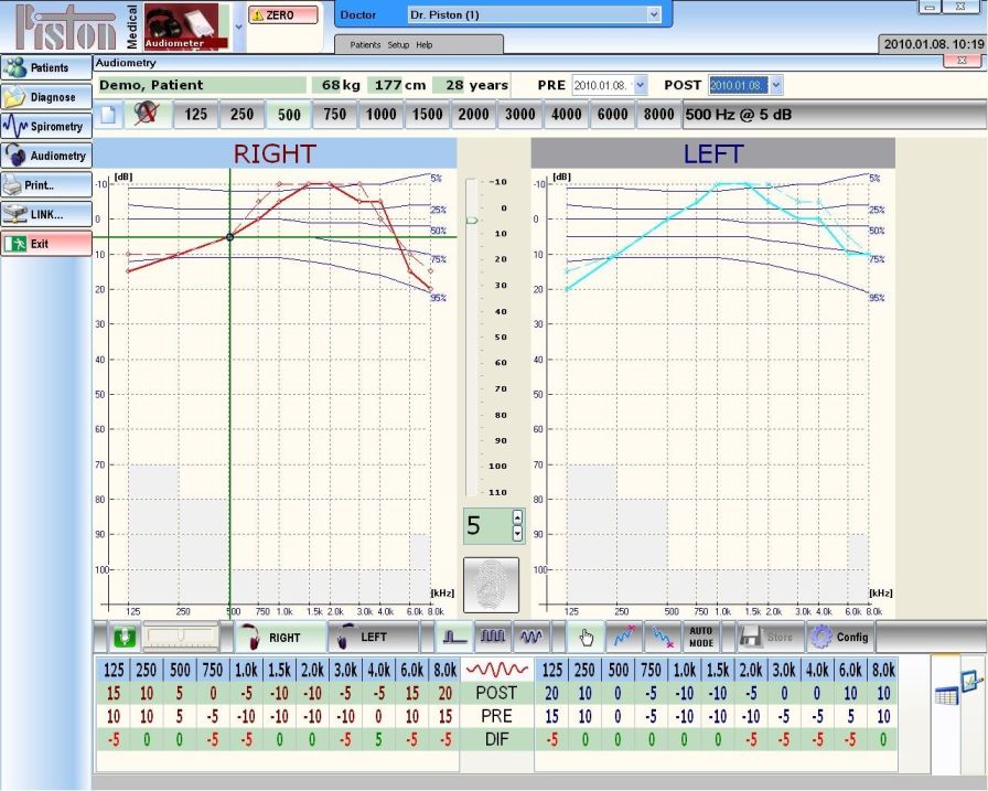 Piston Audiometer With Software - oxyaider