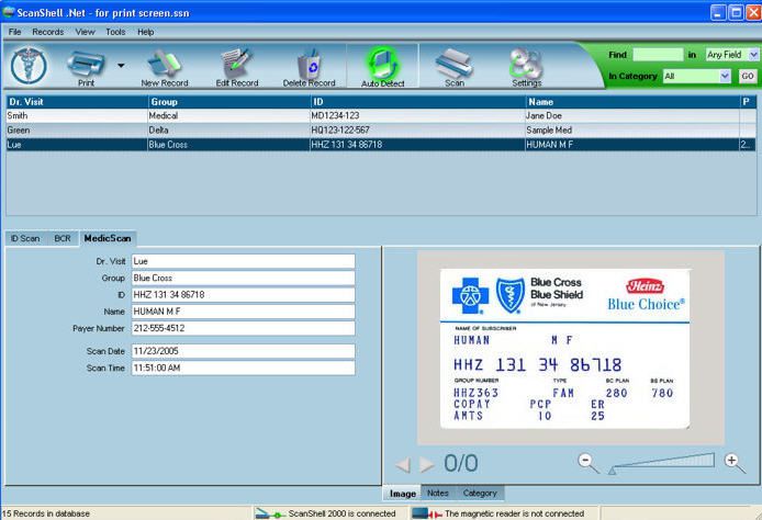 Health Management and Leadership Portal | Health insurance card scanner ...