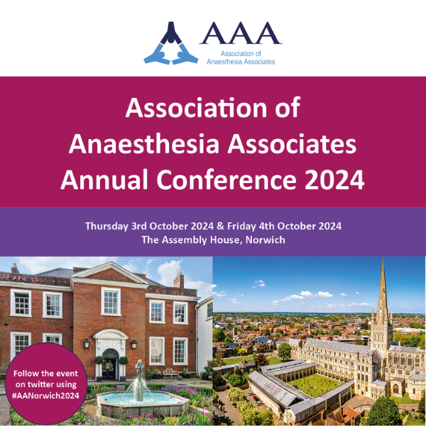 Association of Anaesthesia Associates Conference 2024