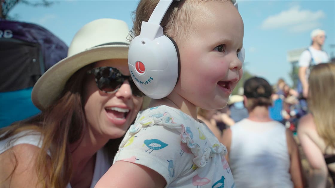 Hearing protection for infants and kids. Hearmuffs for children
