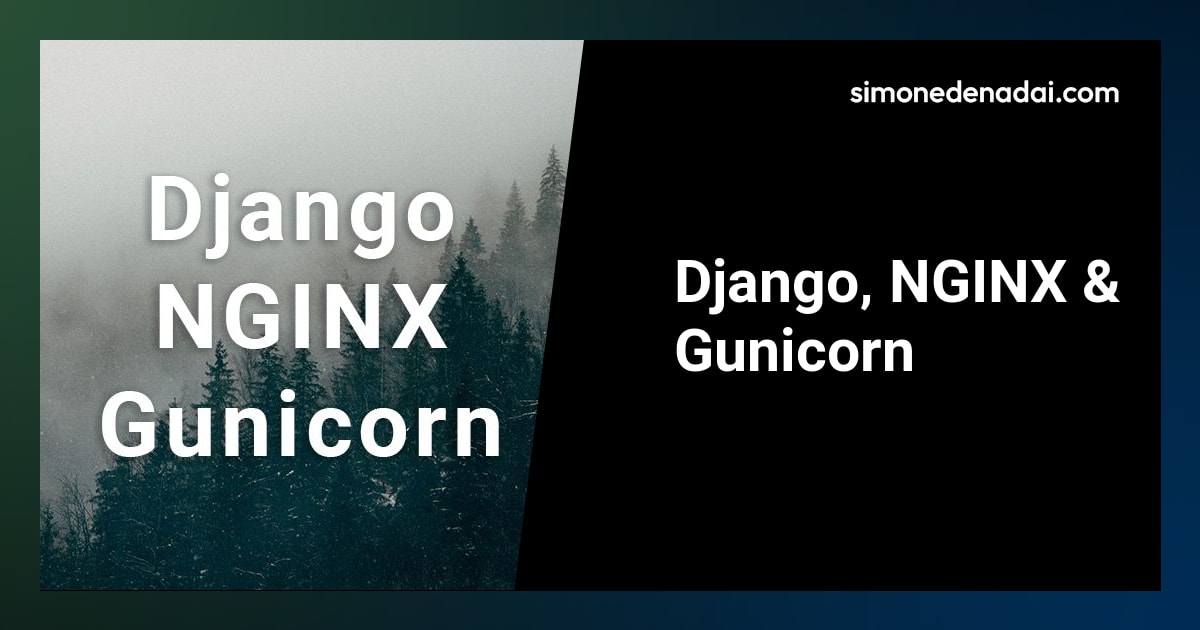Django, NGINX & Gunicorn