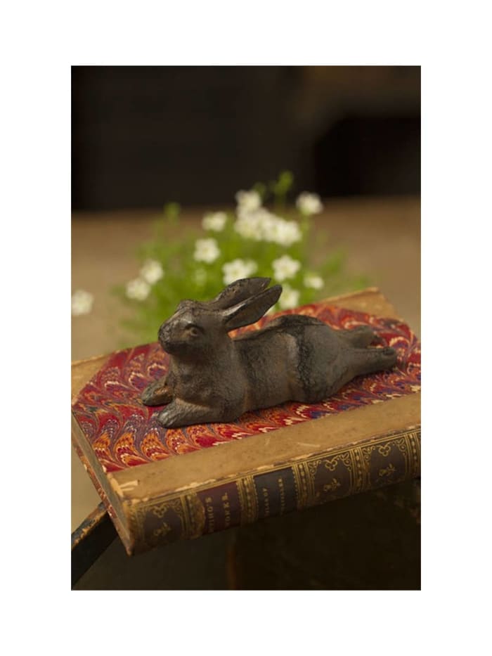 Large Cast Iron Rabbit - Heirloom Potager