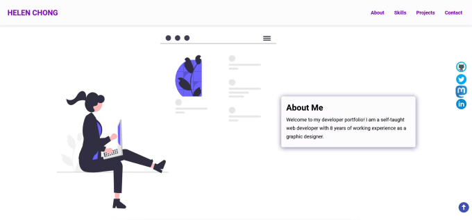 Rebuilding My Developer Portfolio with Eleventy | Helen Chong, Web Developer
