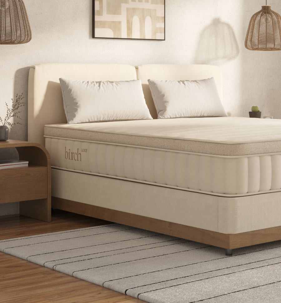 Madison Bed Frame | Birch Natural Organic Mattress Frame - Birch