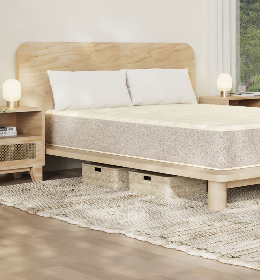 Madison Bed Frame | Birch Natural Organic Mattress Frame - Birch