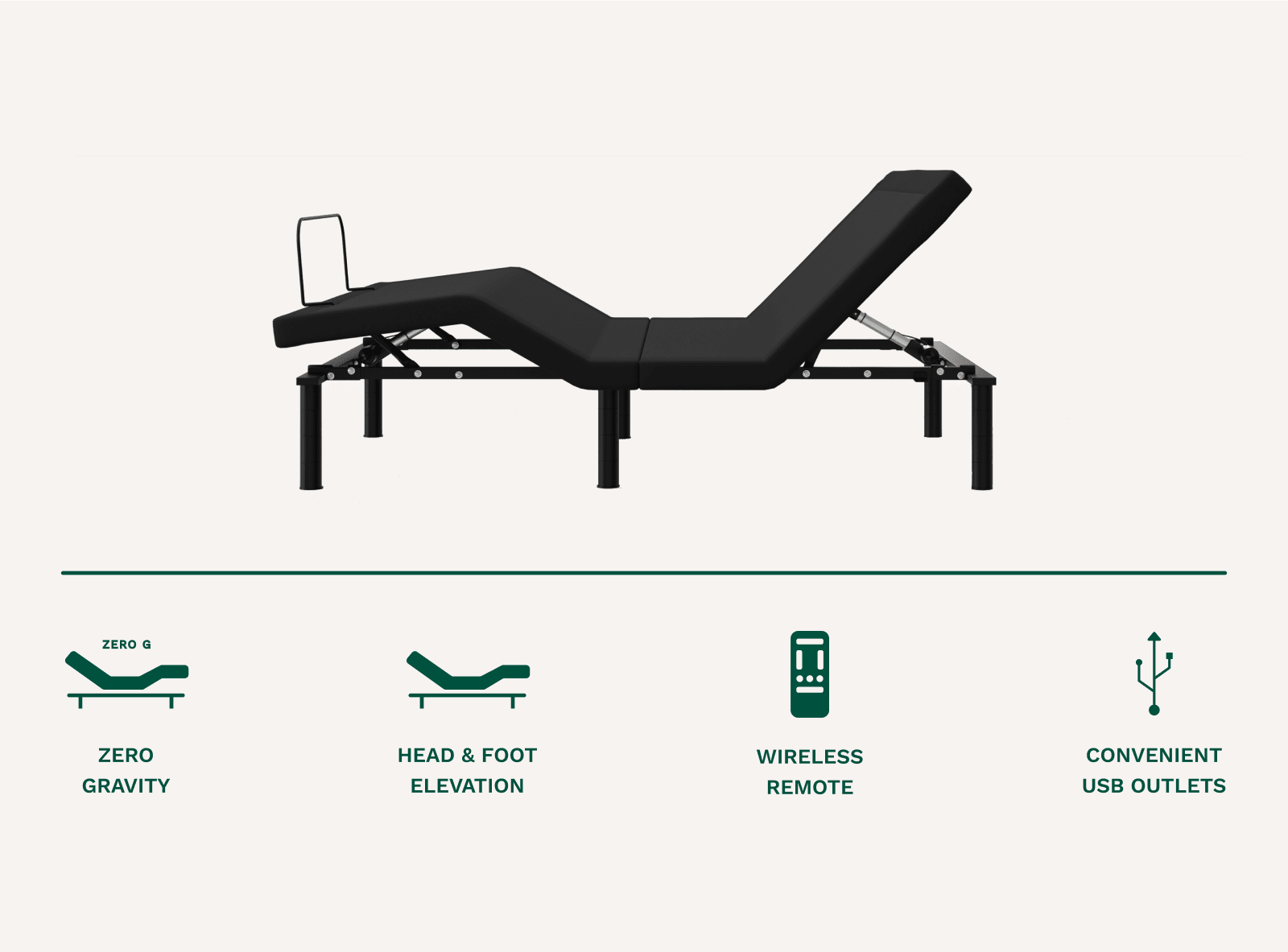 Helix Adjustable Base - Birch