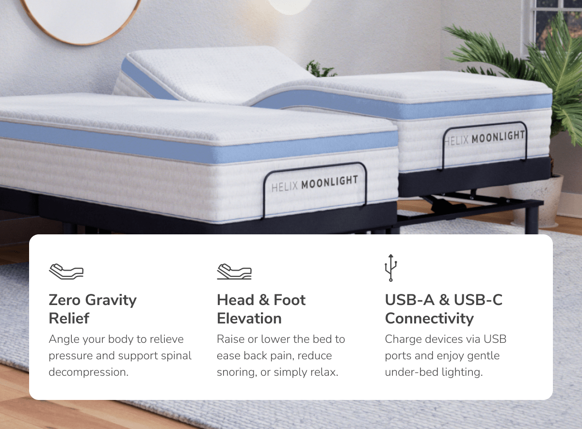 Shop the Helix Adjustable Base | Zero Gravity plus Head & Foot Up ...