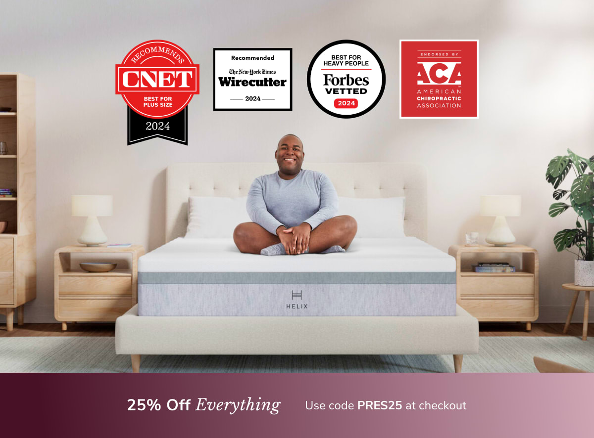 Shop the Helix Plus | Mattress for Plus Size Sleepers - Helix Sleep