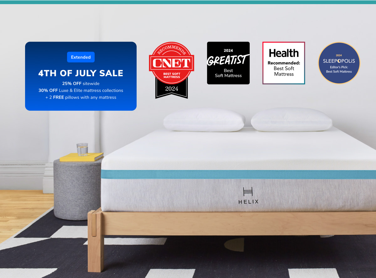 Shop the Helix Sunset | Plush Mattress with Pressure Relief - Helix Sleep