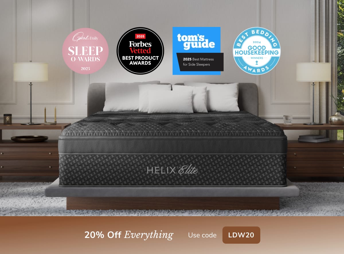 Shop the Helix Midnight Elite | Luxury Medium Feel Mattress with ...