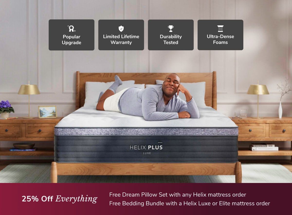 Shop the Helix Plus Luxe | Premium Mattress for Plus Size Sleepers ...