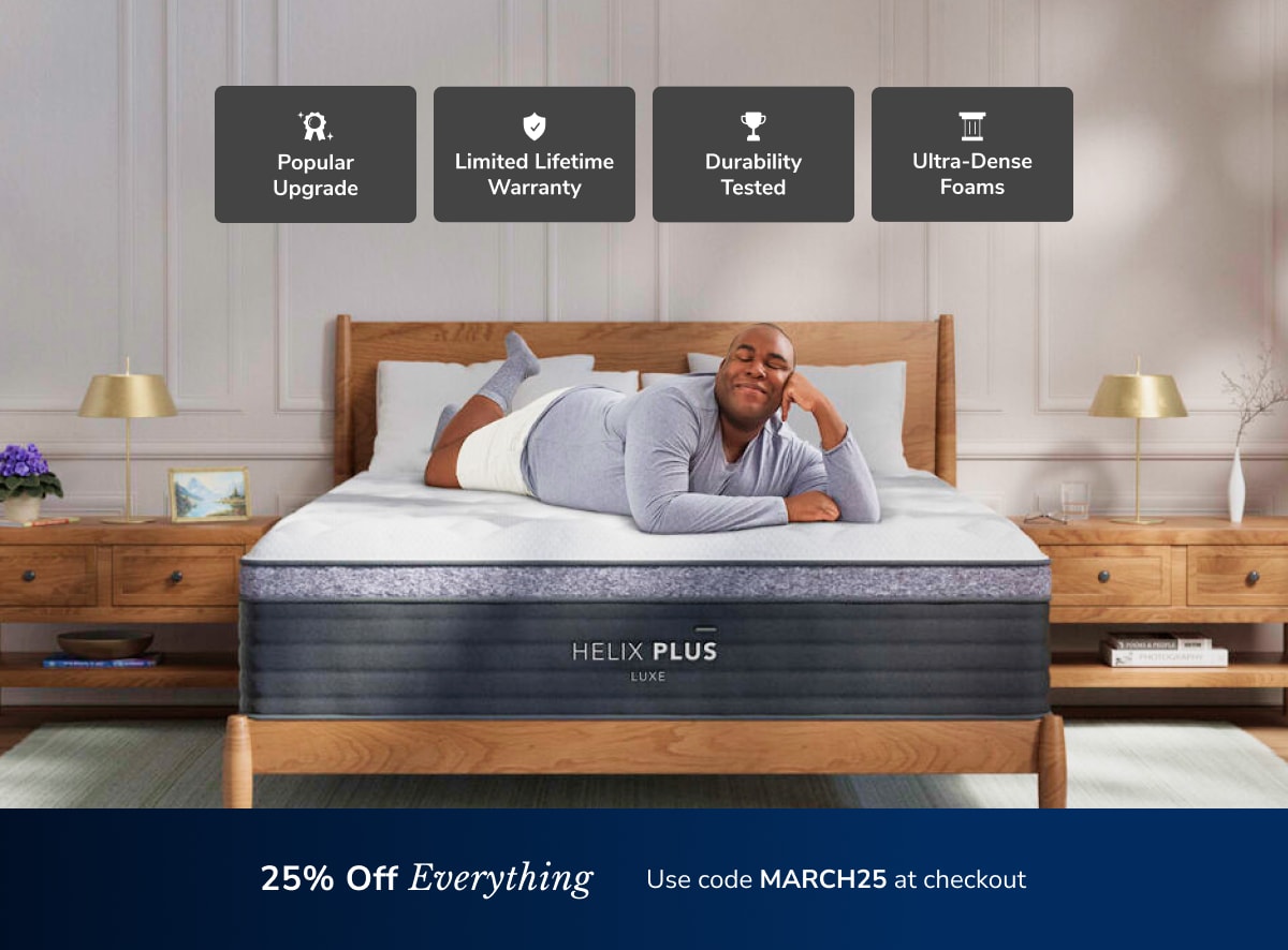 Shop the Helix Plus Luxe | Premium Mattress for Plus Size Sleepers ...