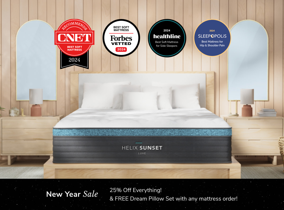 Shop the Helix Sunset Luxe | Premium Soft Mattress, Pressure Relief ...