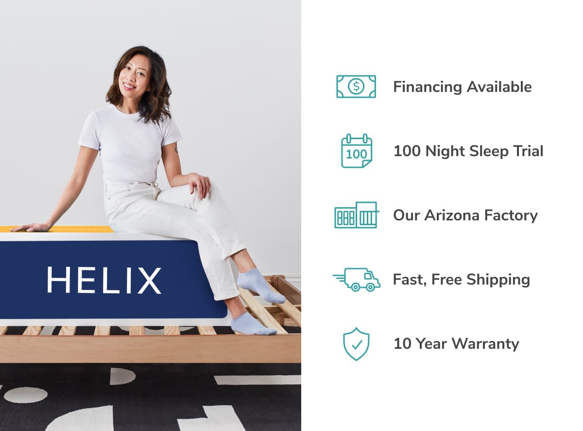 Shop the Helix Sunset | Plush Mattress with Pressure Relief - Helix Sleep