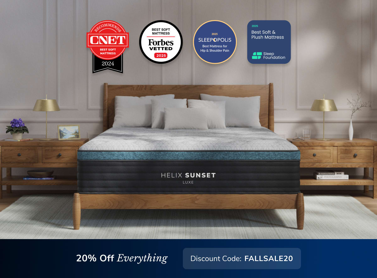 Shop the Helix Sunset Luxe | Premium Soft Mattress, Pressure Relief ...