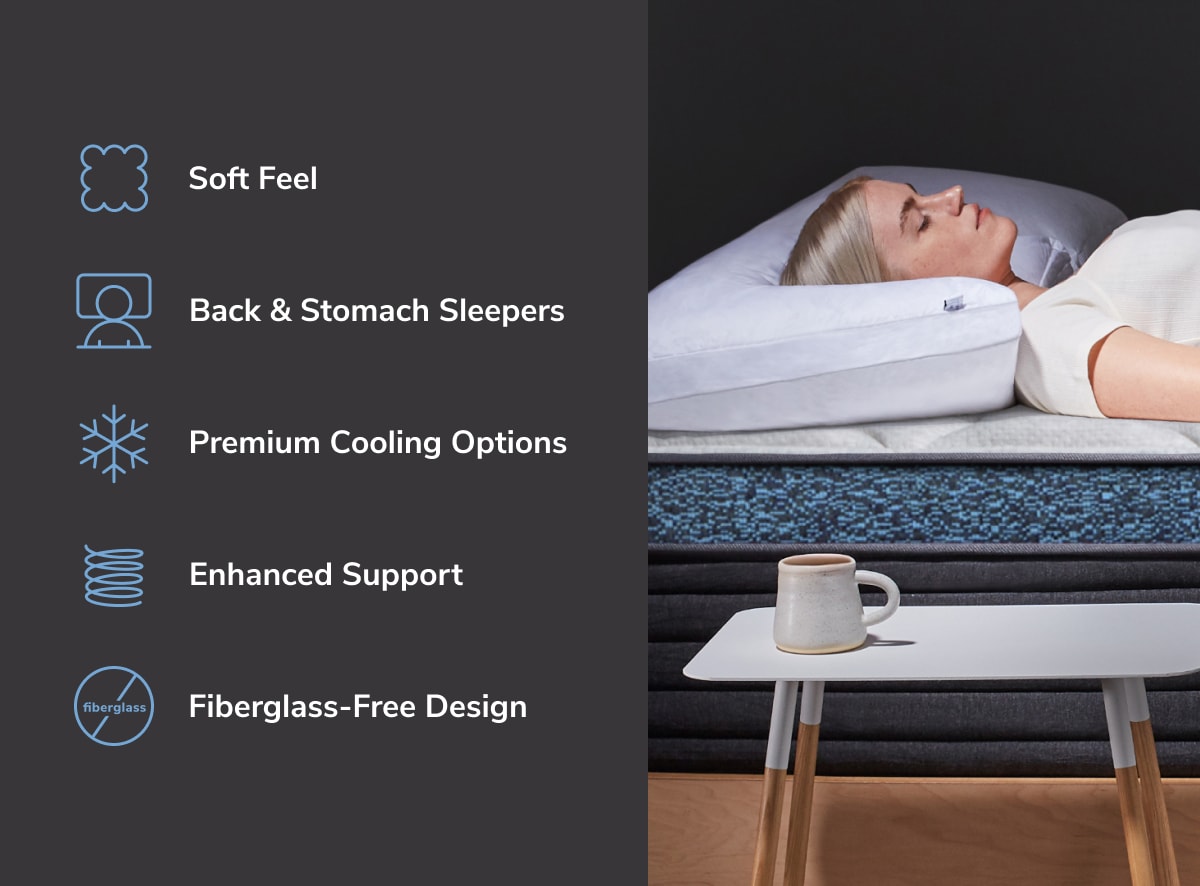 Shop the Helix Moonlight Luxe | Premium Soft Mattress, Extra Support ...