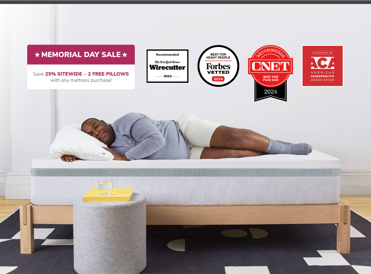 Shop the Helix Plus | Mattress for Plus Size Sleepers - Helix Sleep