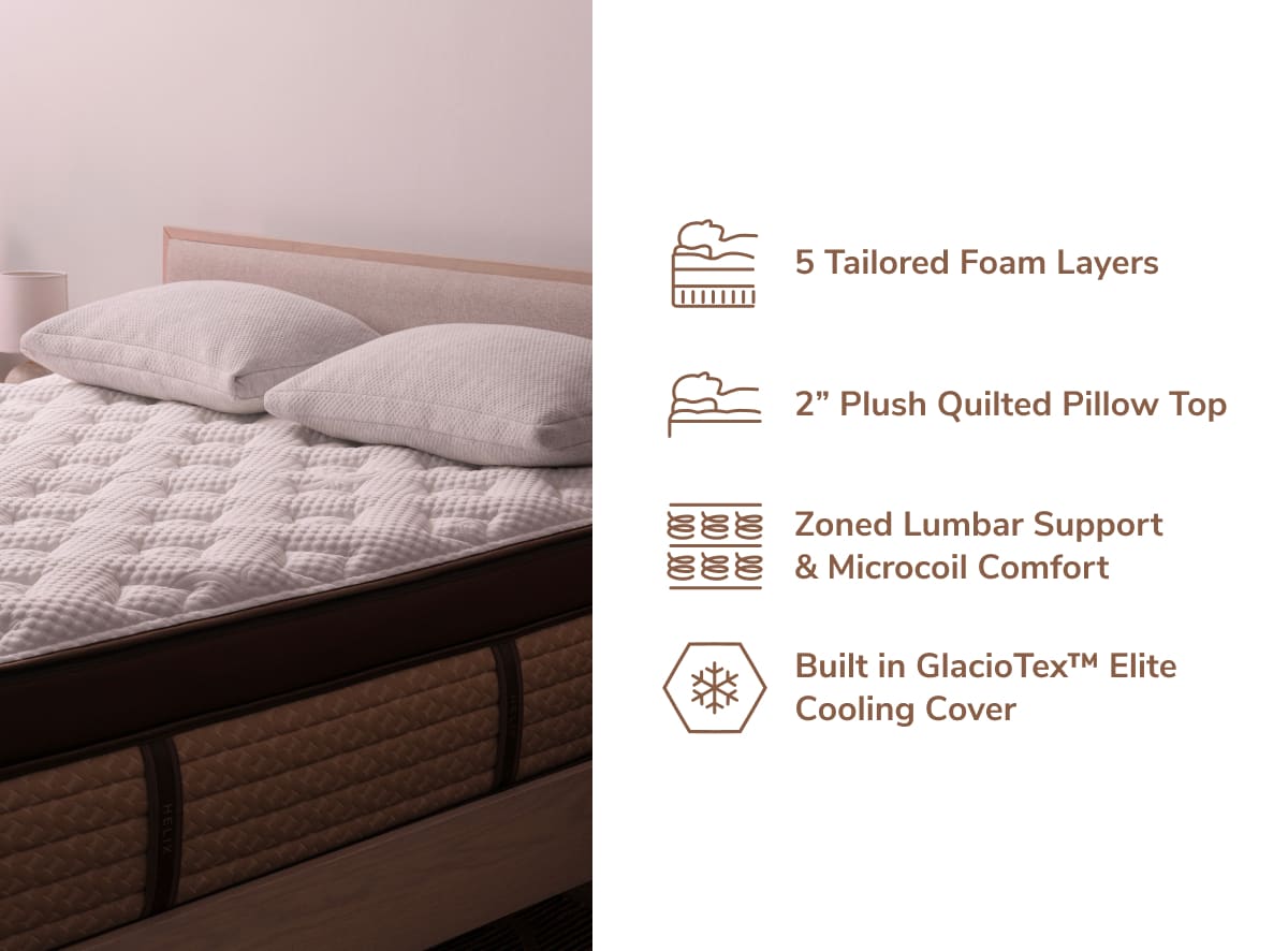 Shop the Helix Plus Elite | Luxe Mattress for Plus Size Sleepers ...