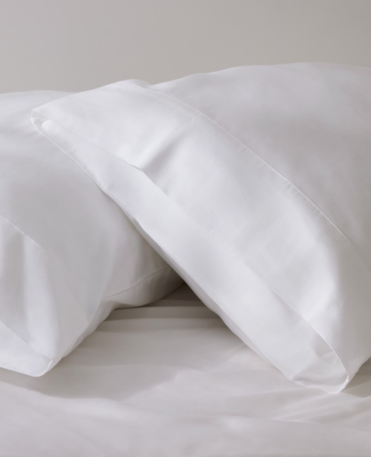 Organic Cotton Pillowcase Set - White - Birch