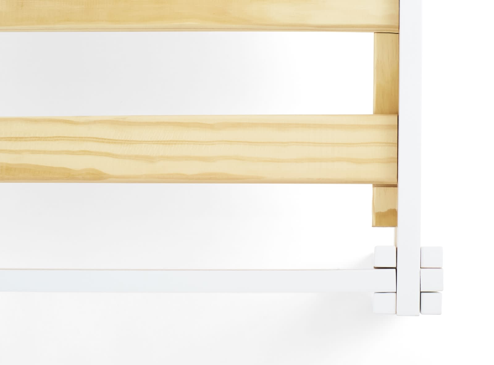 Shop the Helix White Wood Bed Frame | Premium Natural Materials - Helix ...