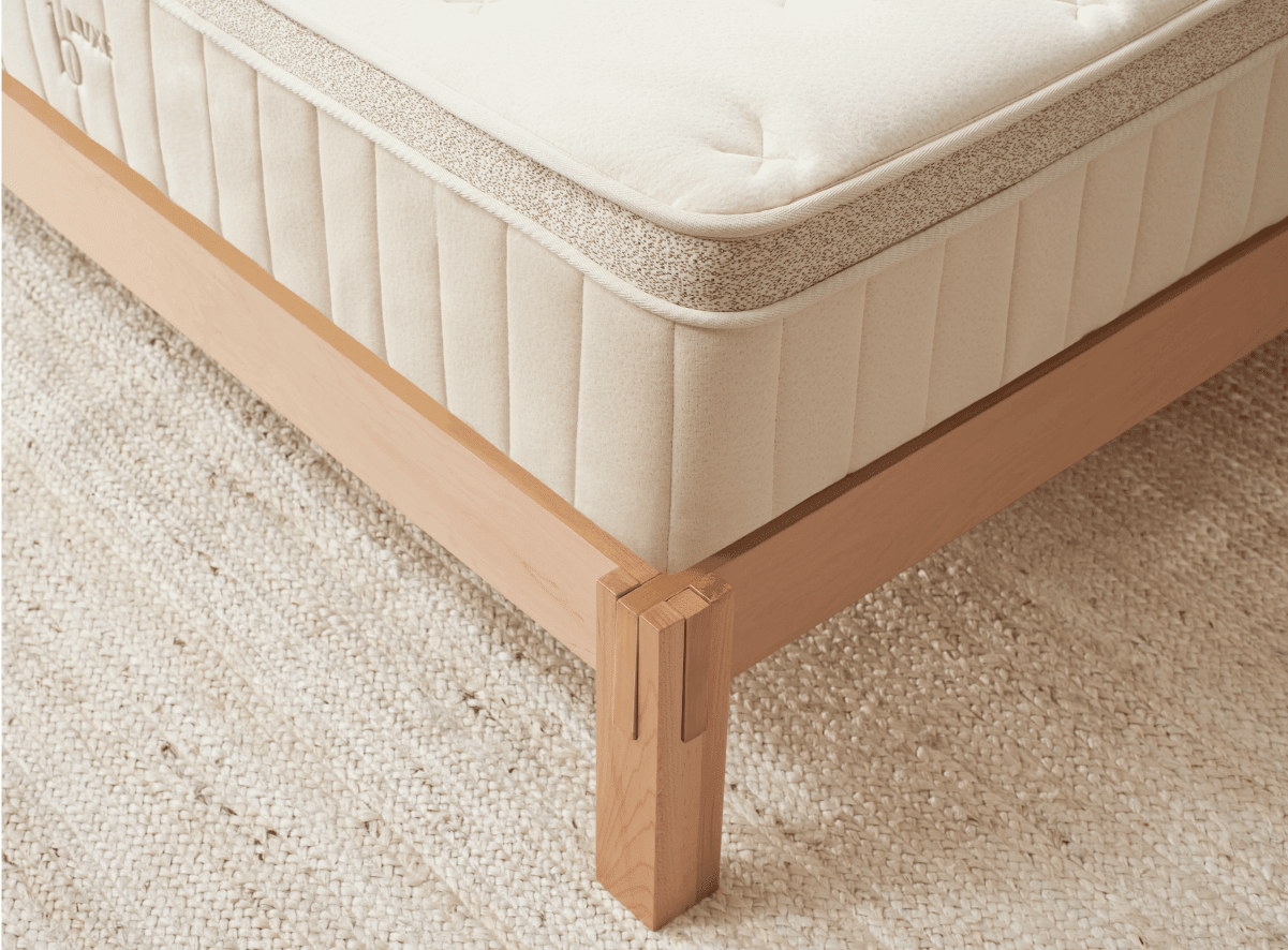 Madison Bed Frame | Birch Natural Organic Mattress Frame - Birch